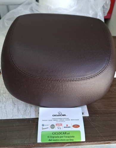 Original Brown Backrest For Vespa GTS 125-250-300 - Art. 1B001660H00C1 ...