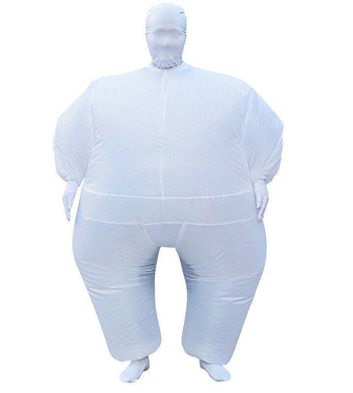 Adult Inflatable Suit Fat Suit Costume Fat Chub Sumo Blow Up Fancy ...