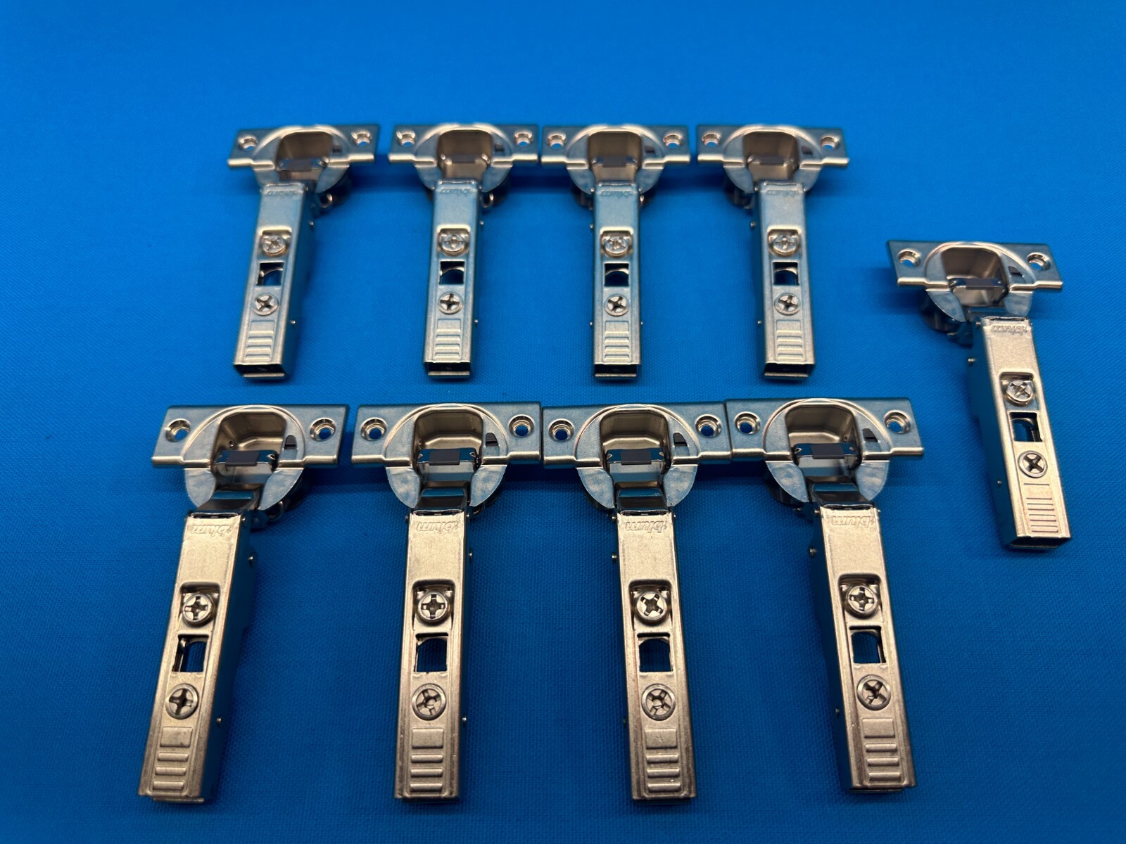 Set of 9 - Blum 71B3550 Blumotion 110-Degree Full Overlay Cabinet Door ...