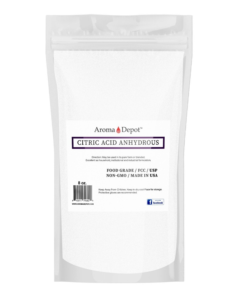 Pure Citric Acid Powder Food Grade FCC/USP - HIGHEST QUALITY - Grade A ...