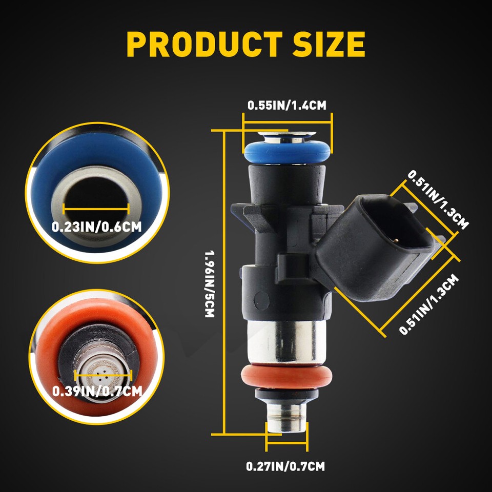 6pcs New Fuel Injectors for 2011-2017 Dodge Grand Caravan 3.6L V6 ...