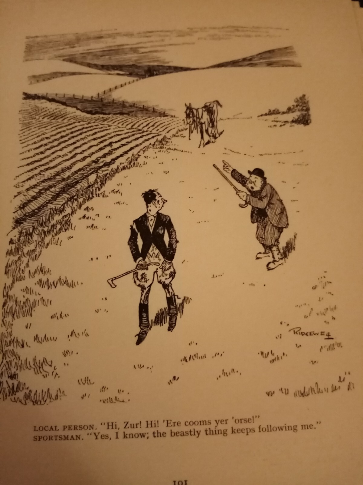 Xm57 Ephemera Punch Fox Hunting Cartoon Here Comes Your Horse | eBay UK