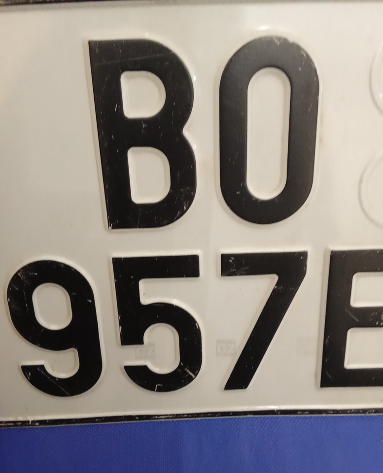 CZECH REPUBLIC EUROPA PAIR LICENSE PLATE TAG | eBay