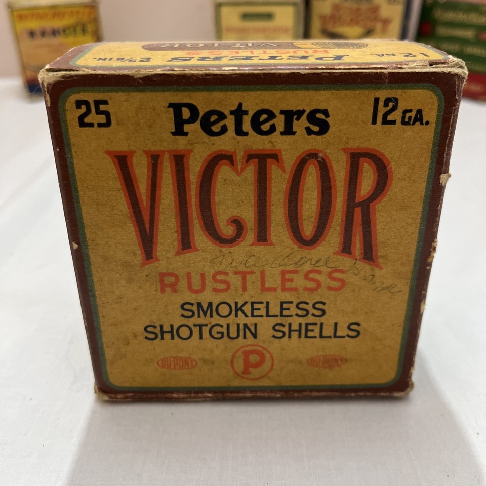 Vintage Peters, Remington, & Winchester Shotgun Shell Boxes – Lot of 5 ...