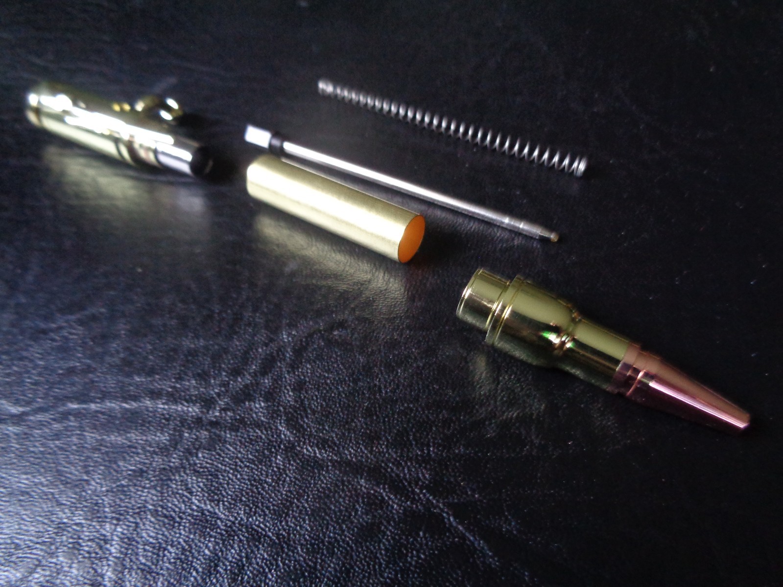 10 Pack, 24K Gold, Mini 30 Caliber Bolt Action Bullet Pen Kits, with ...