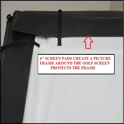 Golf Simulator Cage. POLY SPACER SCREEN. 4 SIDED NET/PADS/PANELS. 1 ...