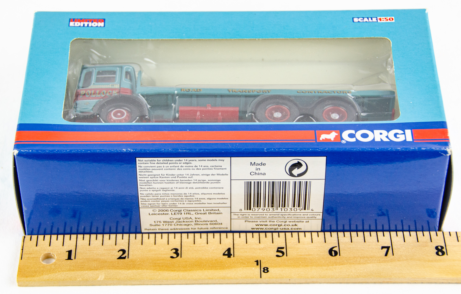 Corgi 70th CC10309 Pollock AEC Ergomatic Platform Lorry 1:50 Scale ...