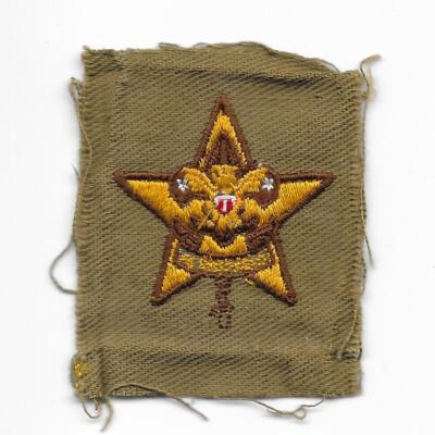 Star Rank Patch 1942-1946 STB-1-4-02 Boy Scouts of America BSA swn | eBay