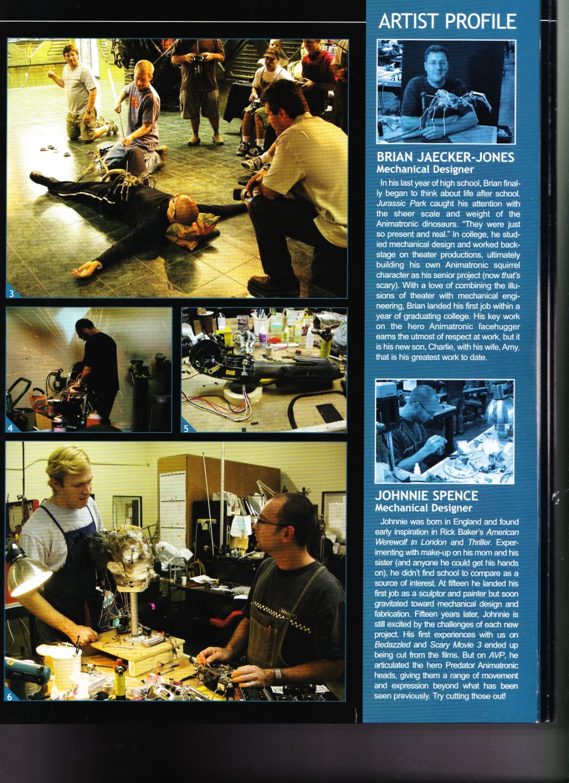 AVP Alien vs. Predator SIGNED Creature Effects ADI Tom Woodruff Jr Alec ...
