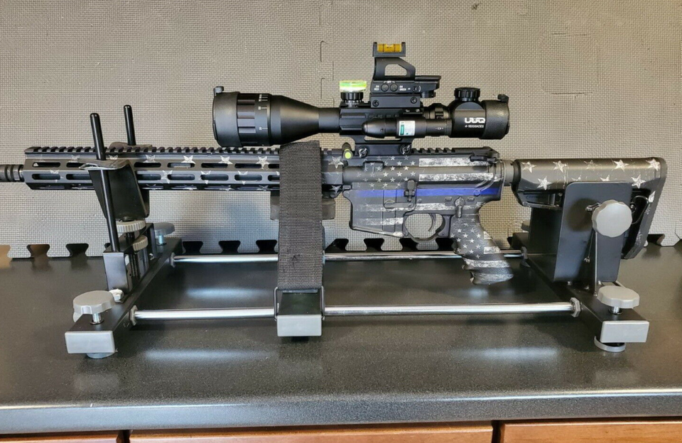 Gun Cleaning Sighting Vise Handgun Holder Stand Rifle Scope Smithing ...