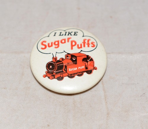I Like Sugar Puffs Train Design Vintage Metal Pin Badge | eBay UK