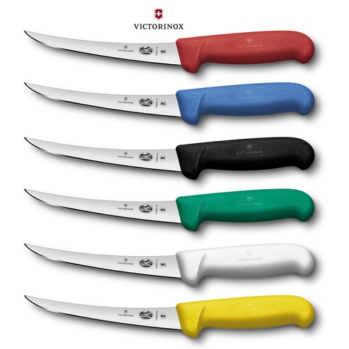 New VICTORINOX Fibrox Boning Knife 15cm Curved Flexible Narrow Blade ...