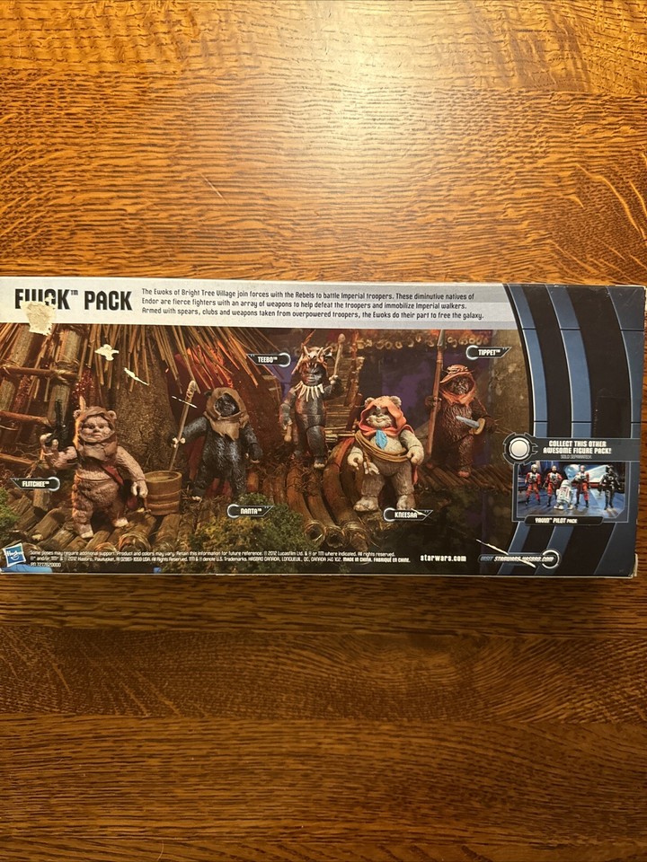 Hasbro Star Wars Ewok Pack 5 Action Figures Exclusive Brand New Sealed ...