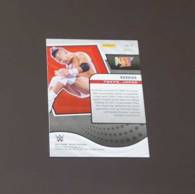 2022 Panini WWE Revolution KUSHIDA BASE CARD #77 GALACTIC PARALLEL ...