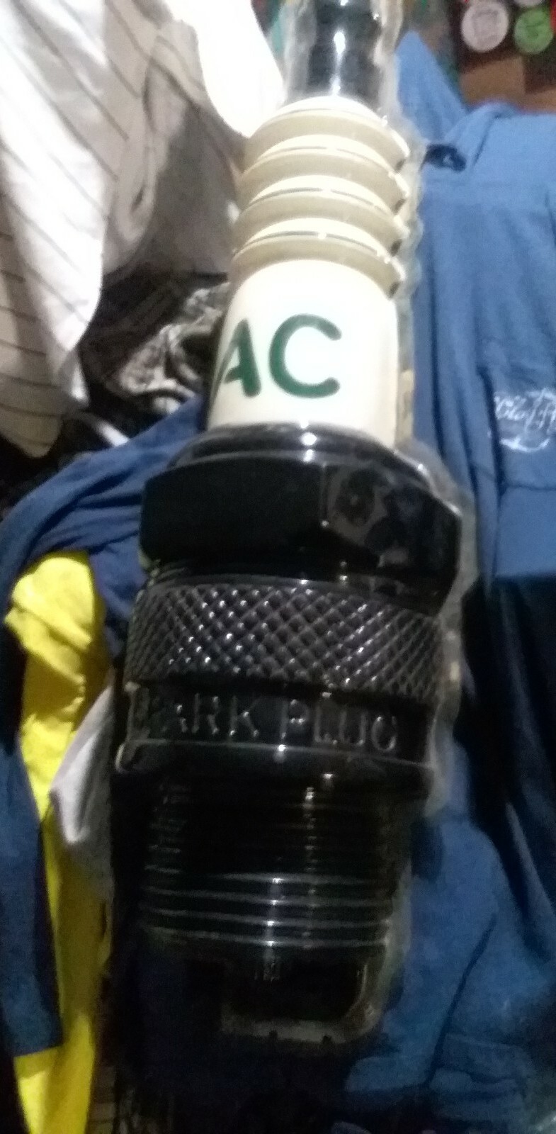 Rare VTG 1960's AC Sparkplug Sign Dealer Issue Mold Hotrod Ratrod Gas ...