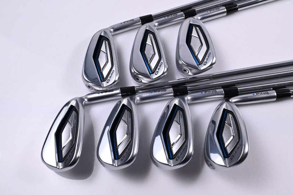 Ping G440 Irons / 6-PW+UW+56 / Blue Dot / Regular Flex Ping AWT 3.0 ...