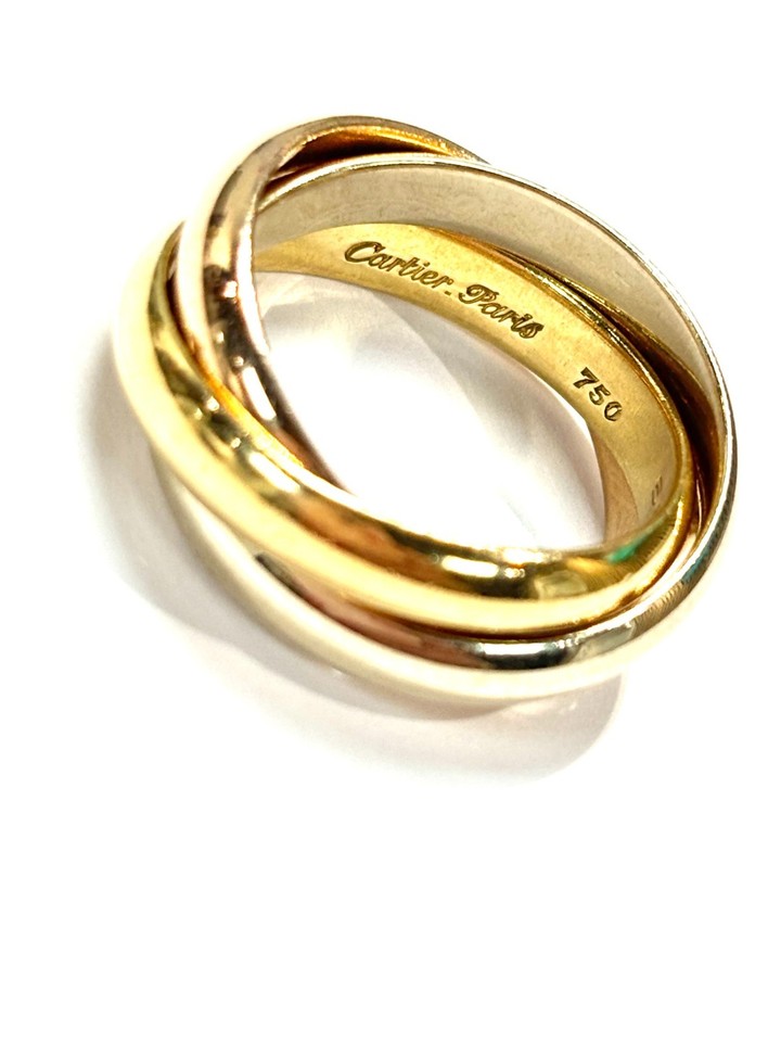 Cartier Trinity Collection Ring - 18K Tricolor Gold Pink, White, Yellow ...