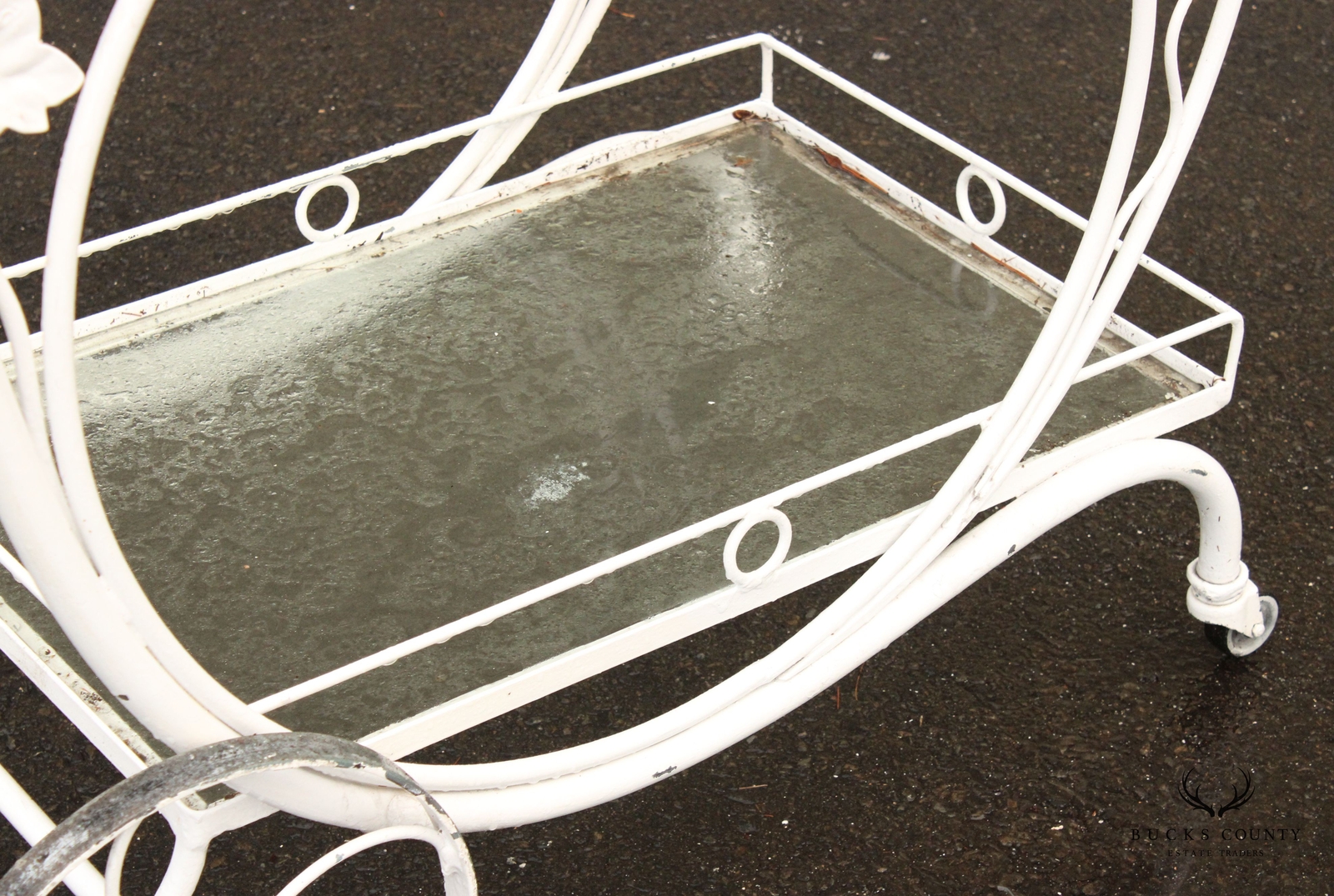 Salterini Wrought Iron 'Mt. Vernon' Garden Tea Cart | eBay