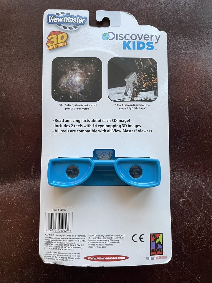 NEW 2014 DISCOVERY KIDS BLUE VIEW MASTER 3D VIEWER 2 REELS SPACE ...