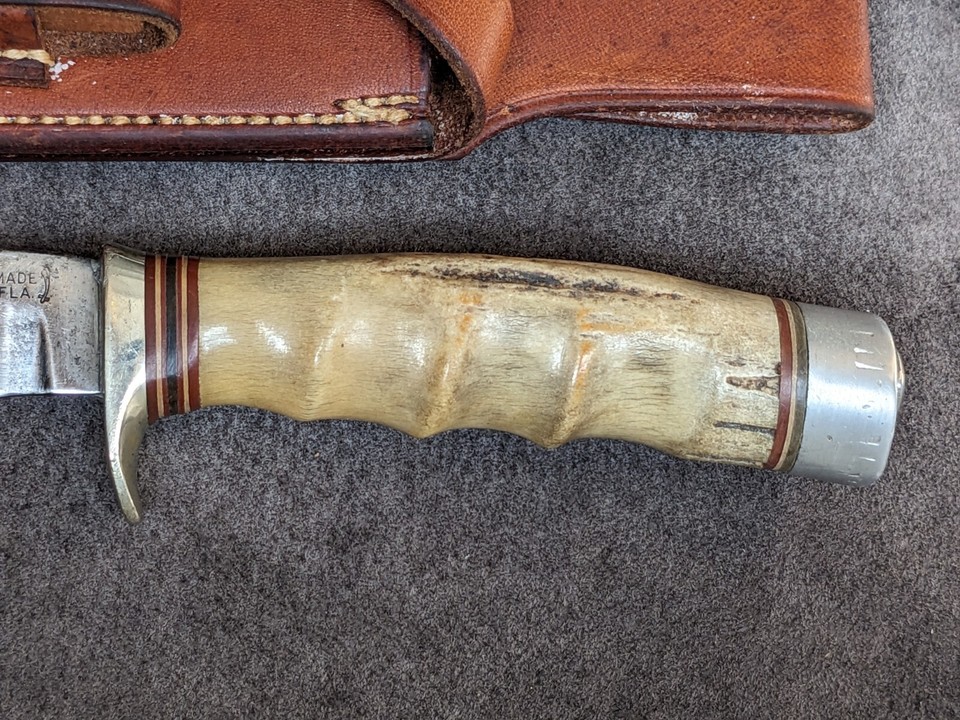 Rare Randall Made Fighter Knife Antler Stag Handle, Rare John R. Foster ...