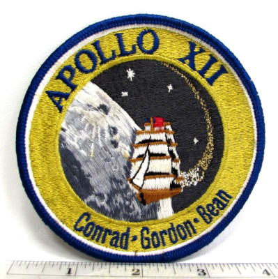 Vintage Apollo XII 12 NASA 1969 Jacket Patch Astronauts Conrad Gordon Beam Space | eBay