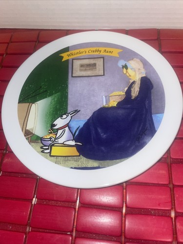 Maxine Collectible Dessert Plate Whistlers Crabby Aunt Hallmark Old ...