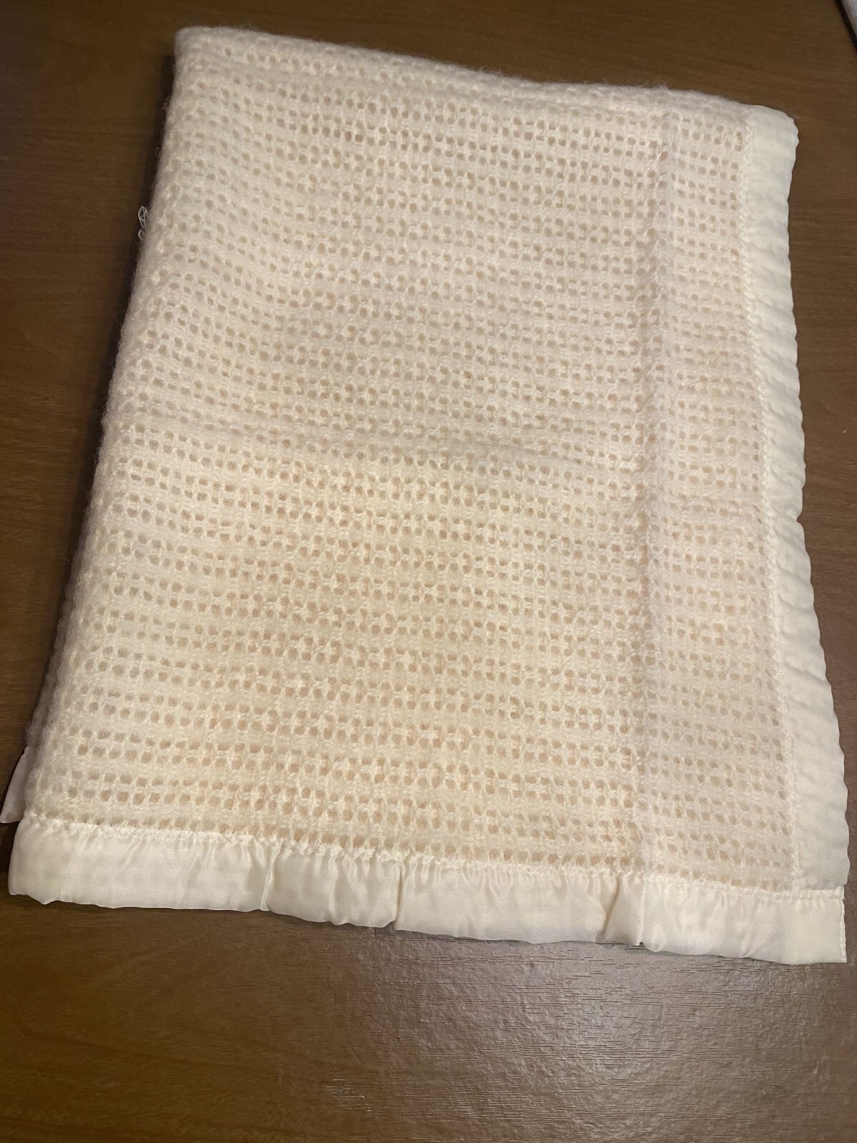 Early's Of Witney Wool Baby Blanket 38x30 Inches Yellow | eBay