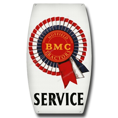 NUFFIELD TRACTORS BMC SERVICE MACHINE CUT PROFILED METAL DISPLAY SIGN ...