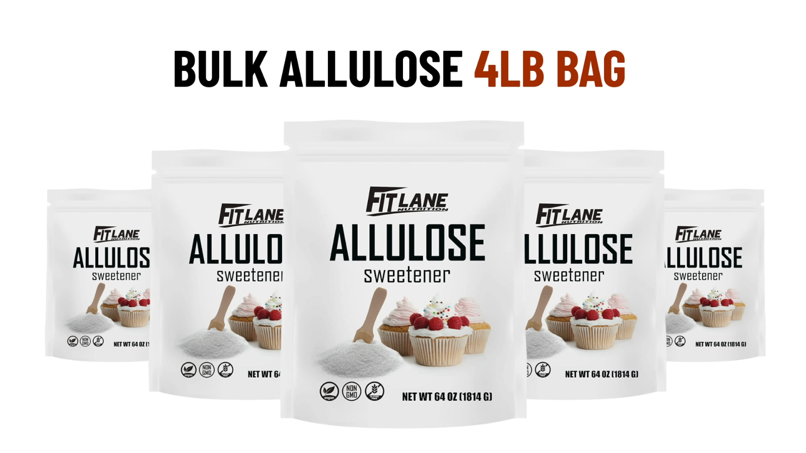 Allulose Sweetener 4 LBS, 100% Pure Zero Net Carb Natural Keto Sweetner ...