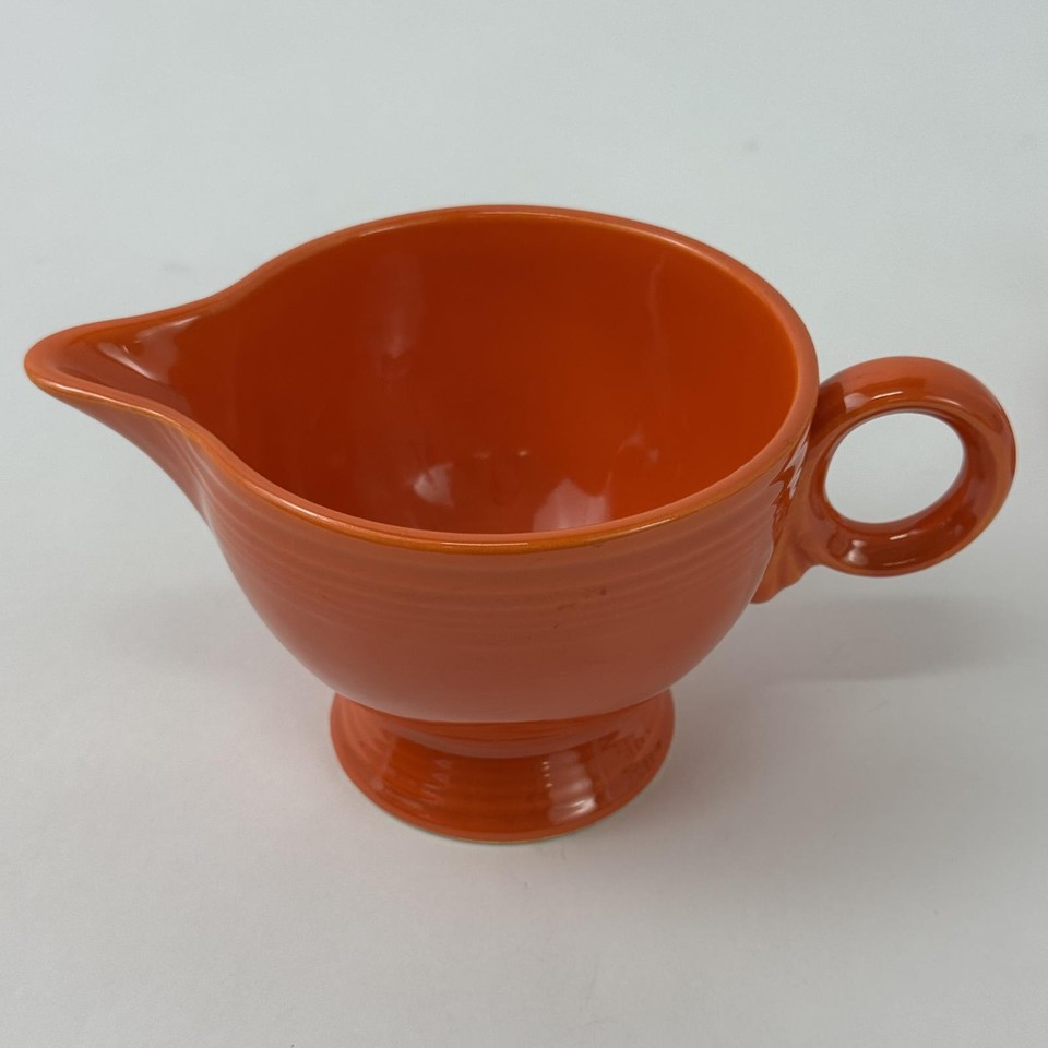 2014 Homer Laughlin Fiestaware Poppy 338 Footed Individual Teapot & Lid ...