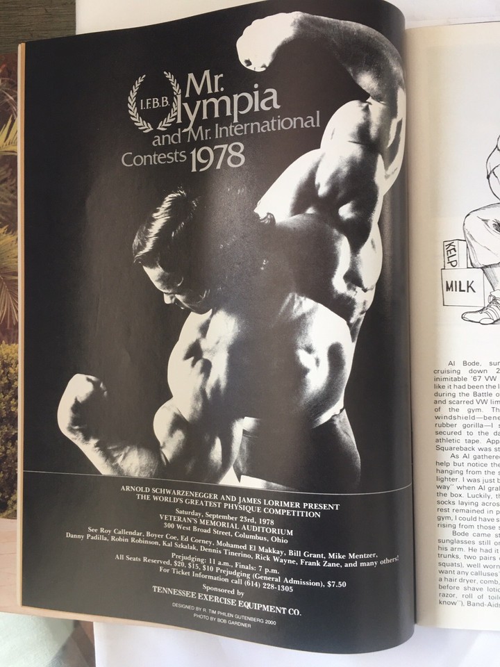 Muscle Digest Magazine July August 1978 Special Excerpt Arnold Superset ...