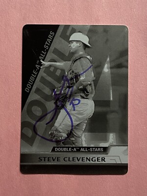 Steve Clevenger 2011 Topps Pro Debut Printing Plate IP Auto Autograph 1 ...