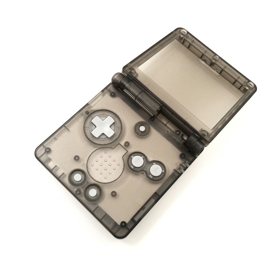 GBA SP Transparent Black Shell Housing Case For Nintendo Game Boy ...