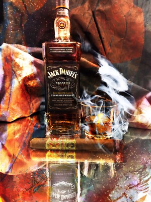 11 x 14 bevel matted Glossy Print Jack Daniel's Select Whiskey and Opus ...