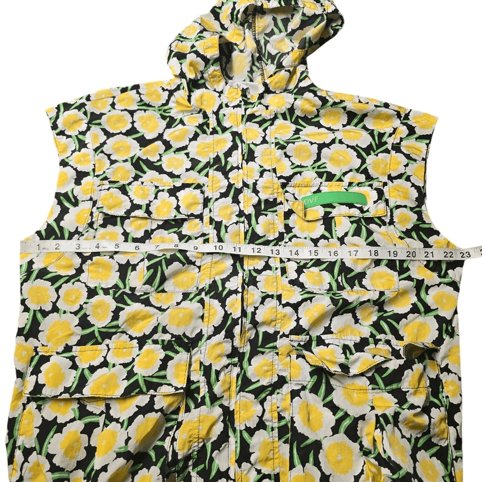 Diane von Furstenberg x Target Nylon Packable Poppy Short-Sleeve Hooded ...