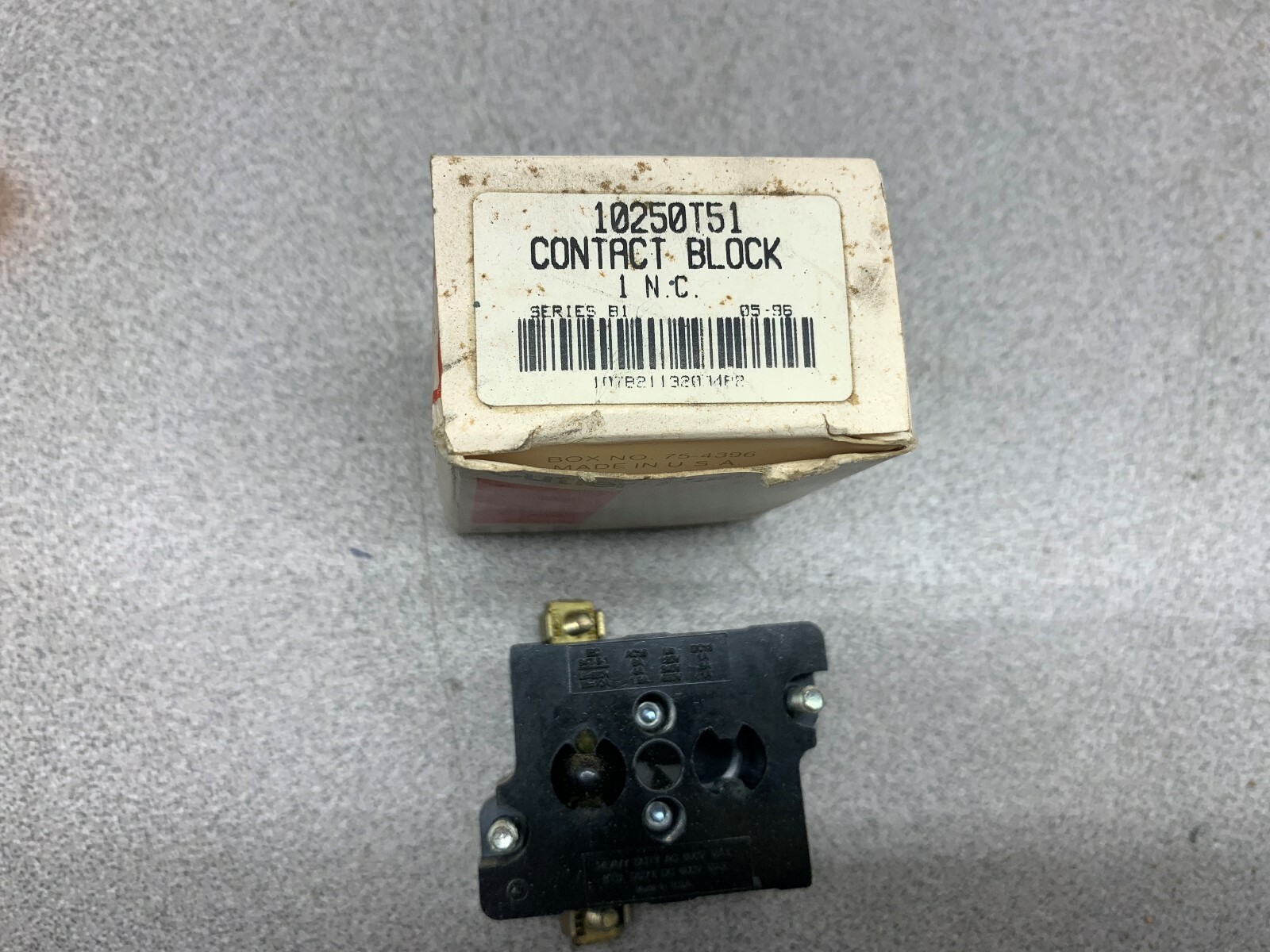 Cutler Hammer Eaton Contact Block 1 NC 10250T51 for sale online | eBay