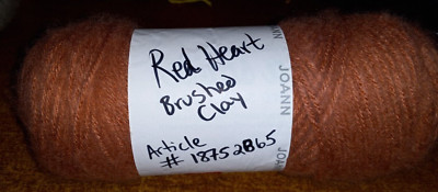 Red Heart Super Saver Brushed Yarn - Brushed Clay 5oz/253 yd | eBay