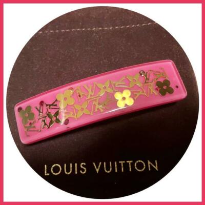 Louis Vuitton Inclusion Barrette Monogram Hair Clip Clasp Accessory ...