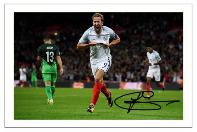HARRY KANE ENGLAND WORLD CUP 2018 SOCCER SIGNED AUTOGRAPH PHOTO PRINT ...