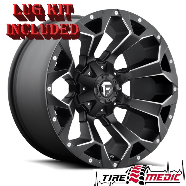1 18x9 20 Fuel D546 Assault Black Milled 8x170 Wheel Rim for sale ...