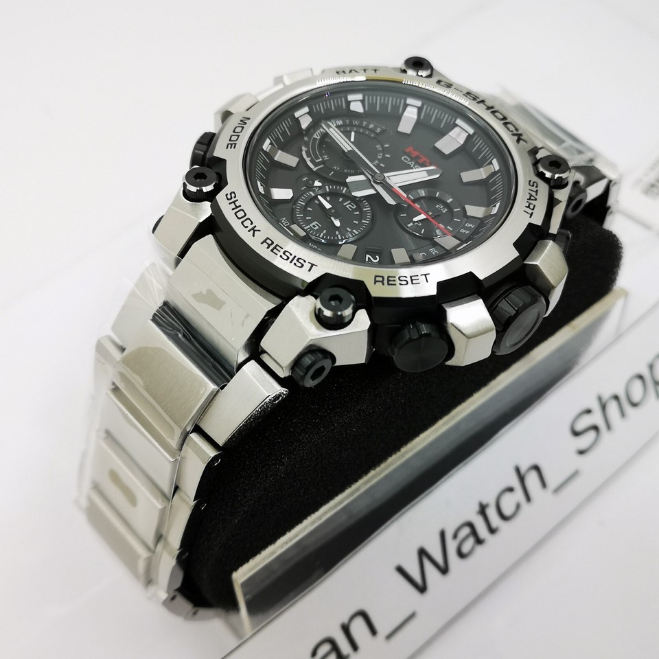 CASIO G-SHOCK MTG-B3000D-1AJF Silver Bluetooth Solar Men's Watch New in ...