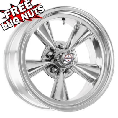 15 inch 15x7 American Racing VN109 TT O POLISHED wheels rims 5x4.75 ...