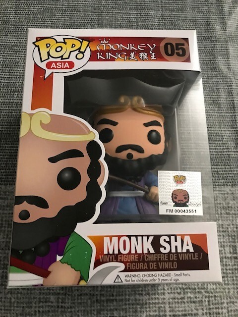 FUNKO POP ASIA #05 Monkey King Journey To The West-Monk Sha 2014 Vinyl ...