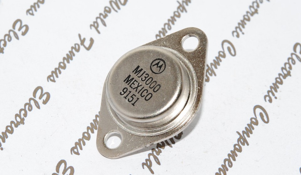 1pcs - MOTOROLA MJ3000 Transistor - TO-3 (TO3) NPN 10A 60V 150W | eBay