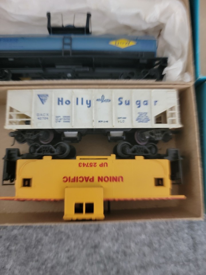 Athearn Ho Scale Blue Box Fright Car Lot No.4 Or Train Set Layout 6 ...