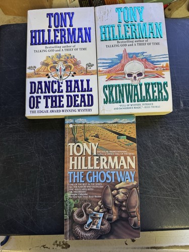 Tony Hillerman Book Lot The Ghostway Skinwalkers Dance Hall Of The Dead ...