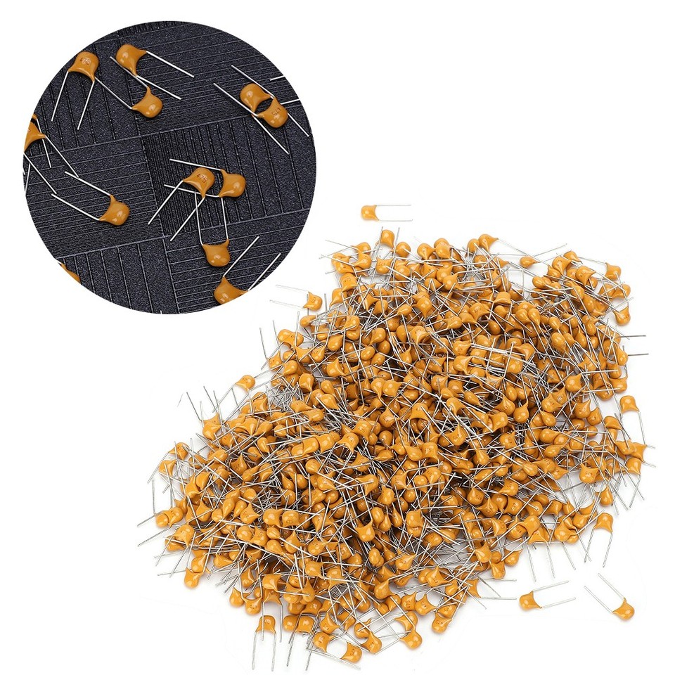 1000Pcs Ceramic Capacitor InLine Monolithic 4.7UF Pin Pitch 5.08MM ...