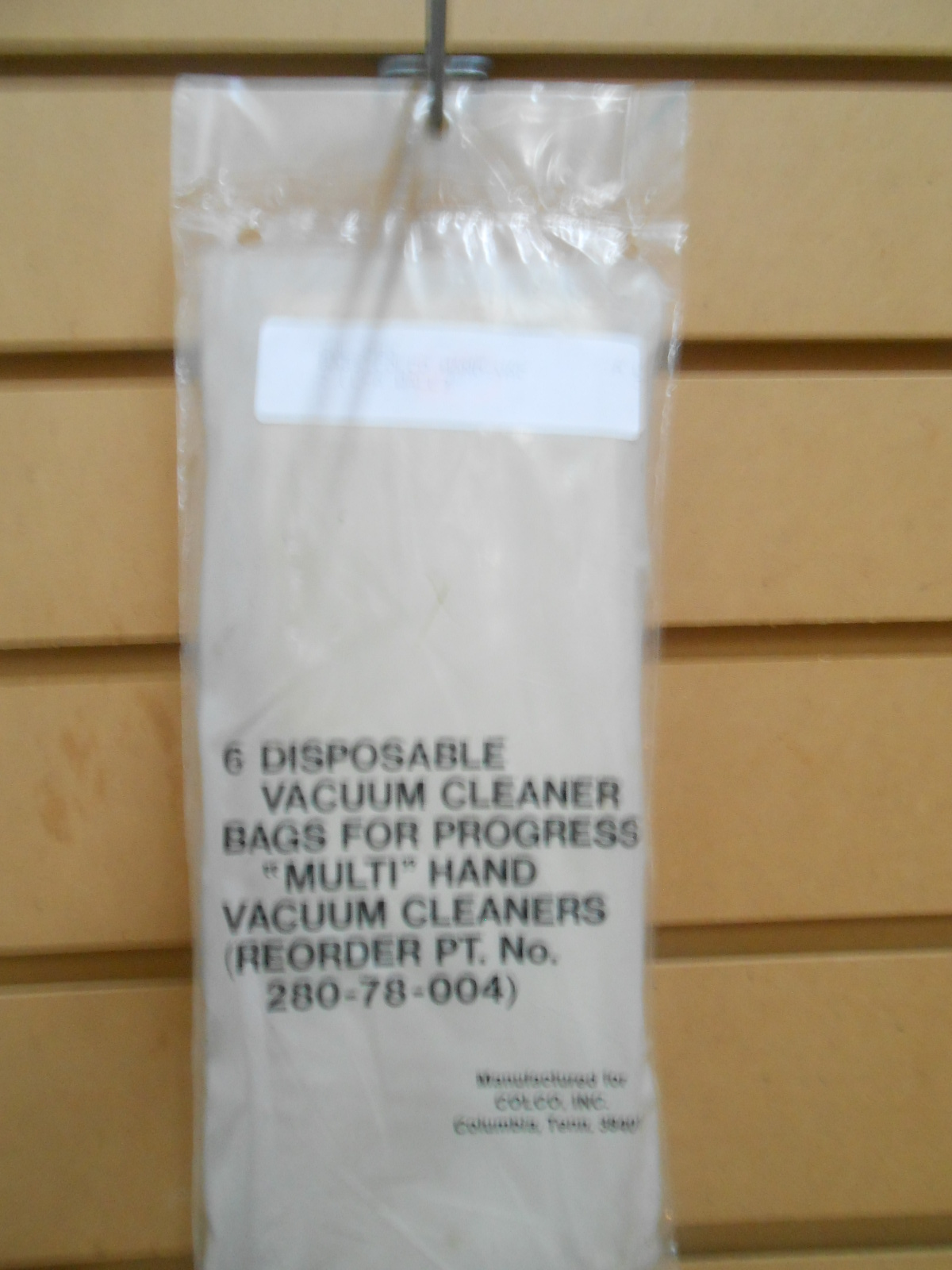 COLCO HAND-VAC BAGS (PT#280-78-004)LOC-A WALL | eBay