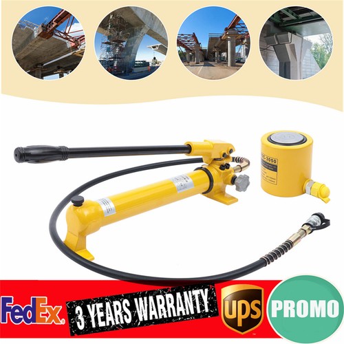 30 Ton Hydraulic Jack Power Ram Kit and CP-700 Manual Hydraulic Hand ...