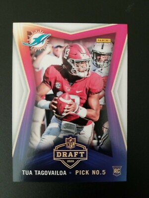 2020 PANINI INSTANT FOOTBALL #2 TUA TAGOVAILOA NFL DRAFT RC (4063 PRINT ...